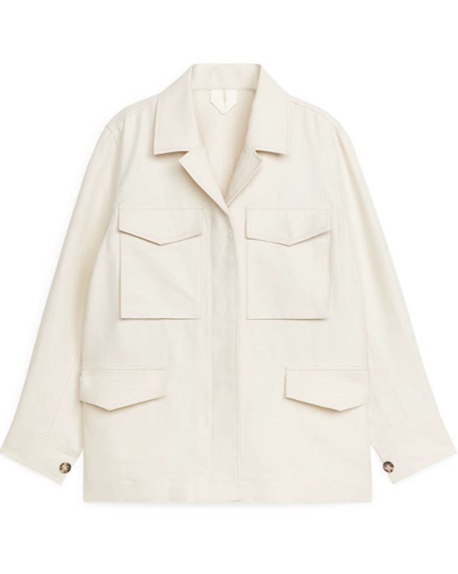 ARKET Cotton Hemp Utility Jacket – The Anna Edit